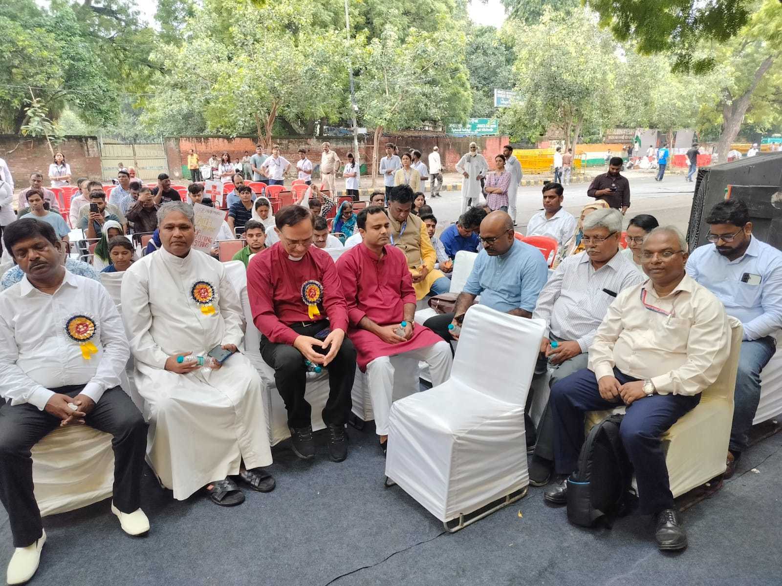 Christian rights group stages silent protest at Jantar Mantar, appeals ...